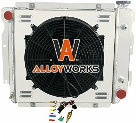 Amazon.com: ReadyCool 4 Row Core Aluminum Radiator for 1987-2006 Jeep ...