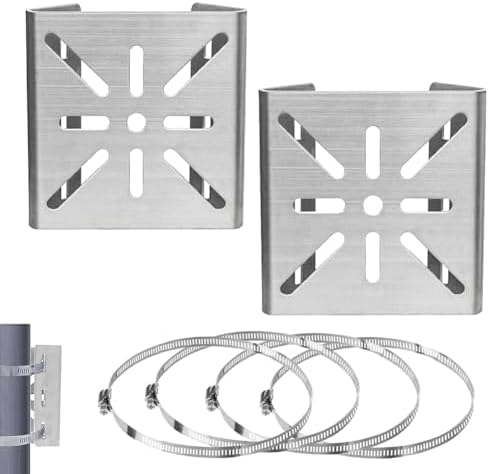 Amazon.com : Universal Vertical Pole Mount Adapter with 2 Loops(4 ...