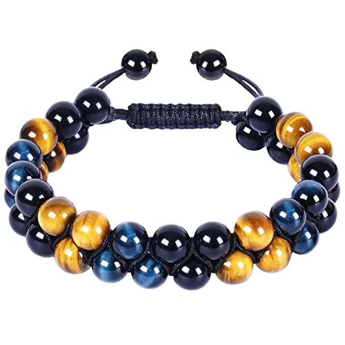 Amazon.com: Triple Protection Bracelet,Crystal Bracelet for Men Women ...