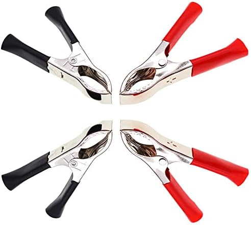 4Pcs Insulated Alligator Clips Copper Plated Alligator Clips Battery ...