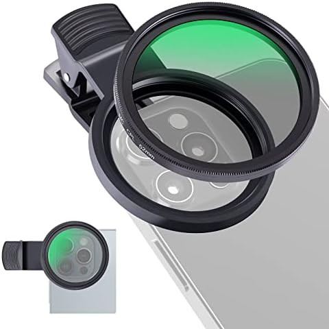 Amazon.com: NEEWER 52mm CPL Filter for Phone, Clip On Circular ...