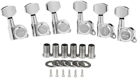 Amazon.com: Dopro Chrome Split Shaft Vintage Guitar Tuning Keys Pegs ...