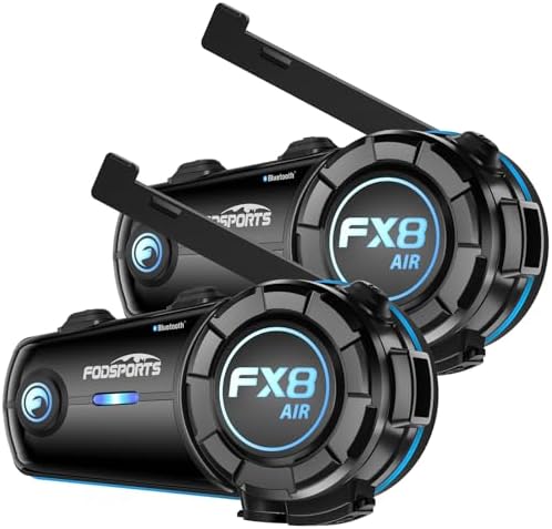 Amazon.com: XGP Motorcycle Bluetooth Headset V5.2 with Music Sharing, 2 ...