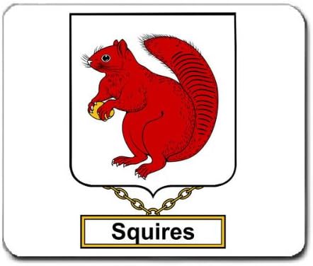 Amazon.com: Squires Family Crest Coat of Arms Mouse Pad : Office Products