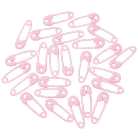 Amazon.com : Baby Diaper Pin - Plastic - Pink - 36 pcs : Party Favors ...