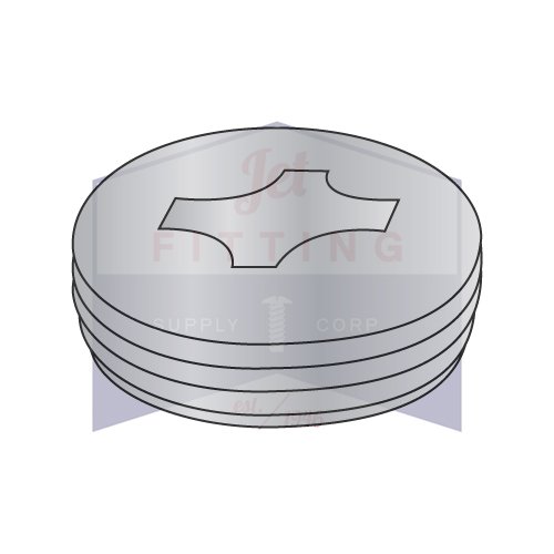 1/2-14 Phillips Pipe Plugs | Zamac #3 Zinc Alloy | Die Cast Zinc Alloy ...