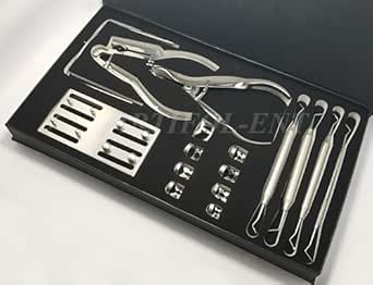 Amazon.com: Generic Dental Endo Instruments Set Rubber Dam Kit, Ivory ...