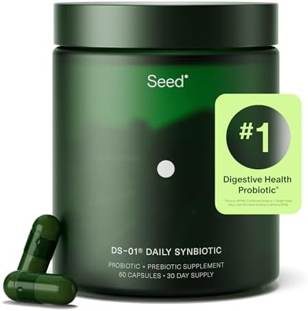 Amazon.com: Seed DS-01 Daily Synbiotic - Prebiotic and Probiotic for ...