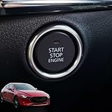 ・ブランド:VEL.BULLET・製造元:VEL.BULLET・製造元/メーカー部品番号:M3ESR/S・【専用設計】：マツダ第7世代　対応　エンジンスタートリング ボタン　際立つサテンシルバーで目立たせてくれます！ ステンレス調の高級感あ...