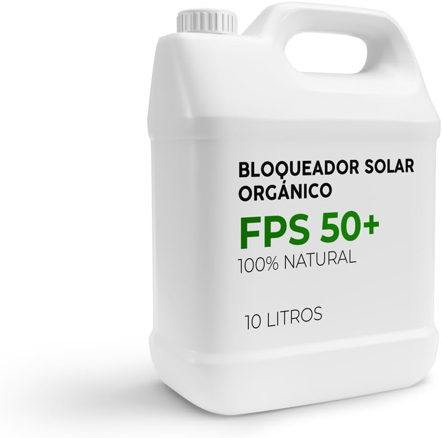 BLOQUEADOR SOLAR ORGÁNICO FPS A GRANEL | 10 LITROS : Amazon.com.mx ...