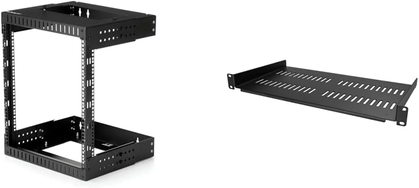 Amazon.com: StarTech.com 12U 19" Wall Mount Network Rack - Adjustable ...