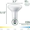 PHILIPS LED 65W BR30 3-Pack Ultra Efficient Daylight LED Bulbs (5000K ...