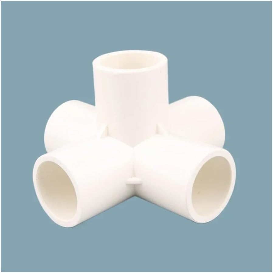 Amazon.com: YYPTT Connector, 1pc 20 25 32mm White PVC Pipe Connector ...