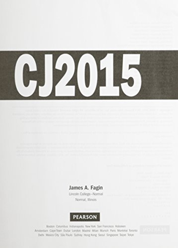 CJ 2015, Student Value Edition 1st edition by Fagin, James A. (2015 ...