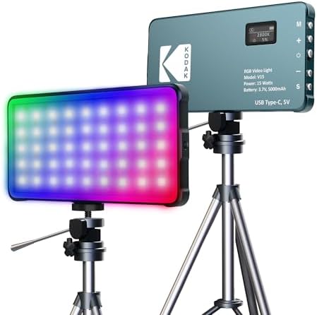 Simpex RGB Pocket LED Light with Built in 4000MAh Rechargeable Battery ...