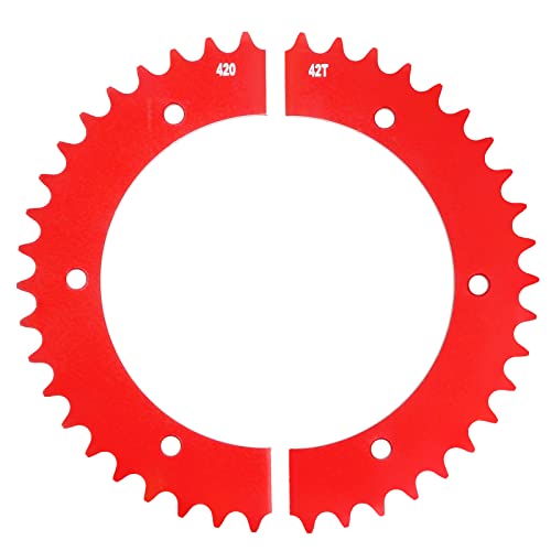 Snapklik.com : Split Sprocket 42 Tooth For #40 Pitch Chain Sprockets ...