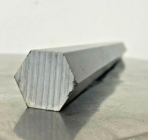 Amazon.com: 12L14 Steel Bar Stock 1 in Hexagon x 12" for DIY Craft Tool ...