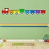 Amazon.com: Train Bulletin Board Cutouts 4 Inches Assorted Color Train ...
