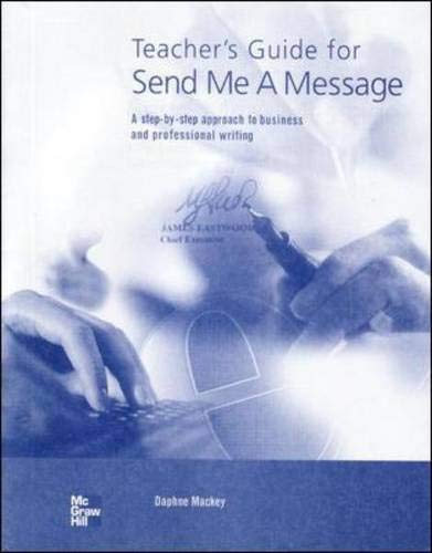 Buy SEND ME A MESSAGE: ANSWER KEY: A step-by-step approach to business ...