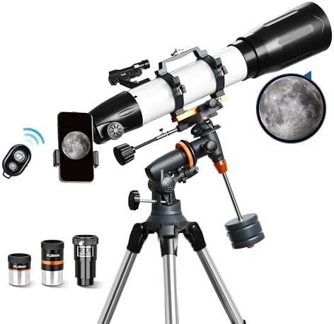 AOMEKIE Telescope for Adults Astronomy 90mm Aperture 650mm Professional ...