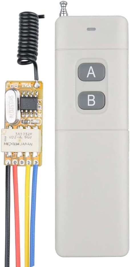 Buy Wireless Relay 12V Long Range Remote Control Switch, Universal ...