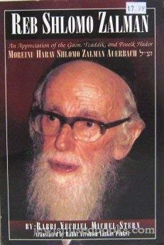 Reb Shlomo Zalman: Rabbi Yechiel Michel Stern: 9781560623151: Amazon ...
