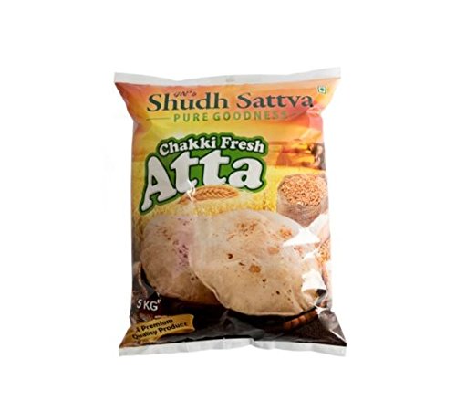Shudh Sattva Chakki Freash Atta 5KG : Amazon.in: Grocery & Gourmet Foods