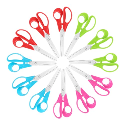 Uaugulft Kid Scissors, Safety Children Scissors with Stainless Steel ...