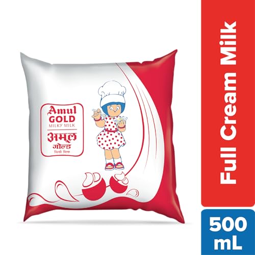 Amul Full Fat Milk-Gold, 500ml Pack - Price History