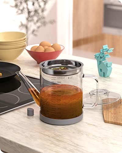 Amazon.com: Cook Army Fat Separator with Bottom Release – 4 Cup Gravy ...