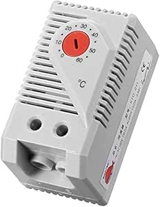 Amazon.com: XYWHPGV Mechanical Thermostat, KTO011 0-60°C Adjustable Compact Normally Close(N.C ...