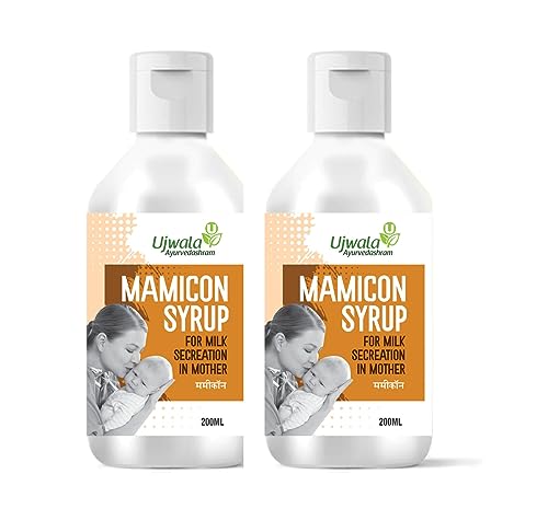 Mamicon Syrup Pack of 2 (200 ml) I For Milk Secretion In Mother I ...