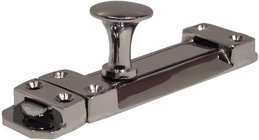 Centurion VB107P Flat Slide Cupboard Cabinet Bolt, Twin Pack, Chrome ...