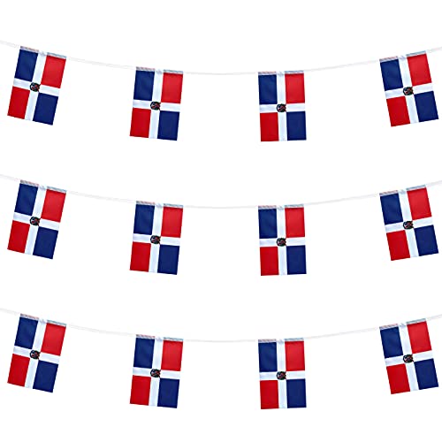 Snapklik.com : ZXvZYT Dominica Dominican Flag Banner String,Small Mini ...