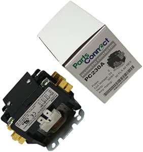 Amazon.com: PC230A Contactor Double Two Pole 30 Amps 24 Volts for Air ...