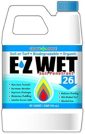 Grow More EZ Wet Soil Penetrant 26% - 1 Quart of Biodegradable Non ...