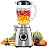 Amazon.com: Uten 800 Watt Hight Speed Countertop Blender for Smoothies ...