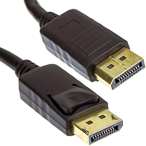 kenable DisplayPort Male Plug to Plug Video Cable GOLD 1m LOCKING [1 ...