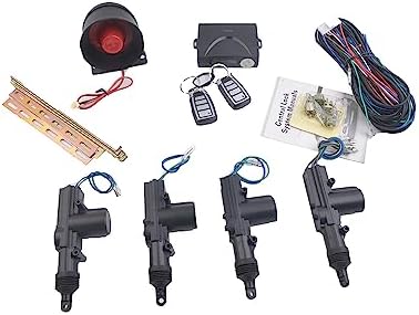 Amazon.co.jp: Car 12V Keyless Entry Kit with Answer Back Function, 4 ...