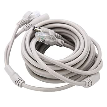 Cat 5 Ethernet Cable, Cat 5 and Power Extension Two-in-One Cable,5M/10M ...