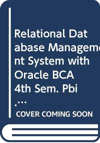 Buy Relational Database Management System with Oracle BCA 4th Sem. Pbi. Uni. Book Online at Low ...