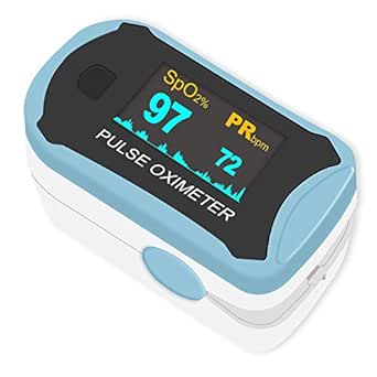 Amazon.com: Easy@Home Fingertip Pulse Oximeter: SpO2 Blood Oxygen ...