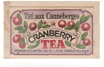 The Metropolitan Tea Company 62WD-618B-041 Maple 25 Teabags in Wood Box ...