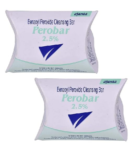 Buy Perobar 2.5% Soap 75gm Pack of - 2 Online at Low Prices in India ...