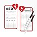 Amazon.com: AED Inspection Tags, 25 Pack AED Monthly Inspection Tags ...