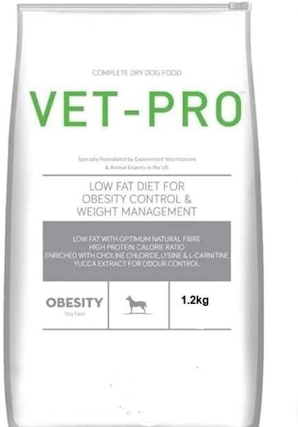 Vet-Pro Obesity Pellet Adult Dog Food, Chicken Flavour, 1 KG : Amazon ...