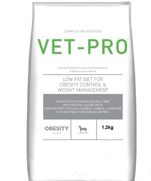 Vet-Pro Obesity Pellet Adult Dog Food, Chicken Flavour, 1 KG : Amazon ...