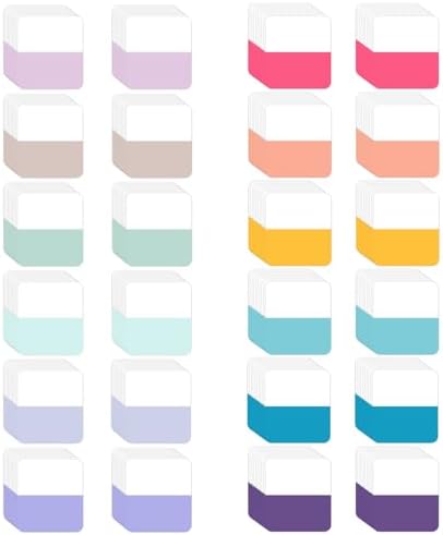 Amazon.com : 240 Pcs Sticky Tabs for Notebooks Colored Book Sticky ...