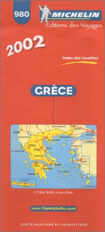 Greece: No. 980 (Michelin Country Maps): Amazon.co.uk: Michelin Travel ...