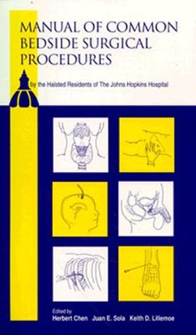 Manual of Common Bedside Surgical Procedures: 9780683015492: Medicine ...